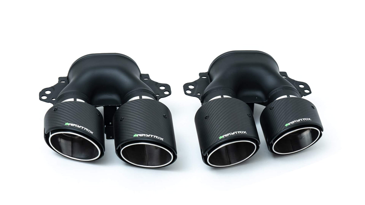 Armytrix Mercedes-Benz Quad Carbon Fiber Exhaust Tips for AMG Models 2 ...