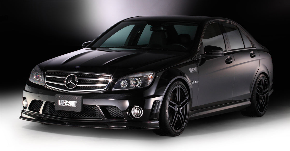 Varis Carbon Steel Front Spoiler Mercedes Benz C63 AMG C Class 08-14 ...